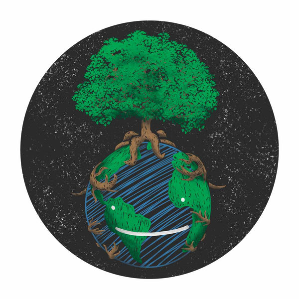 Dream Earth Day World Tree Sticker - DREAM